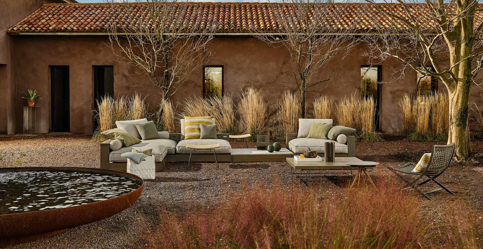 Flexform outdoor sofa store