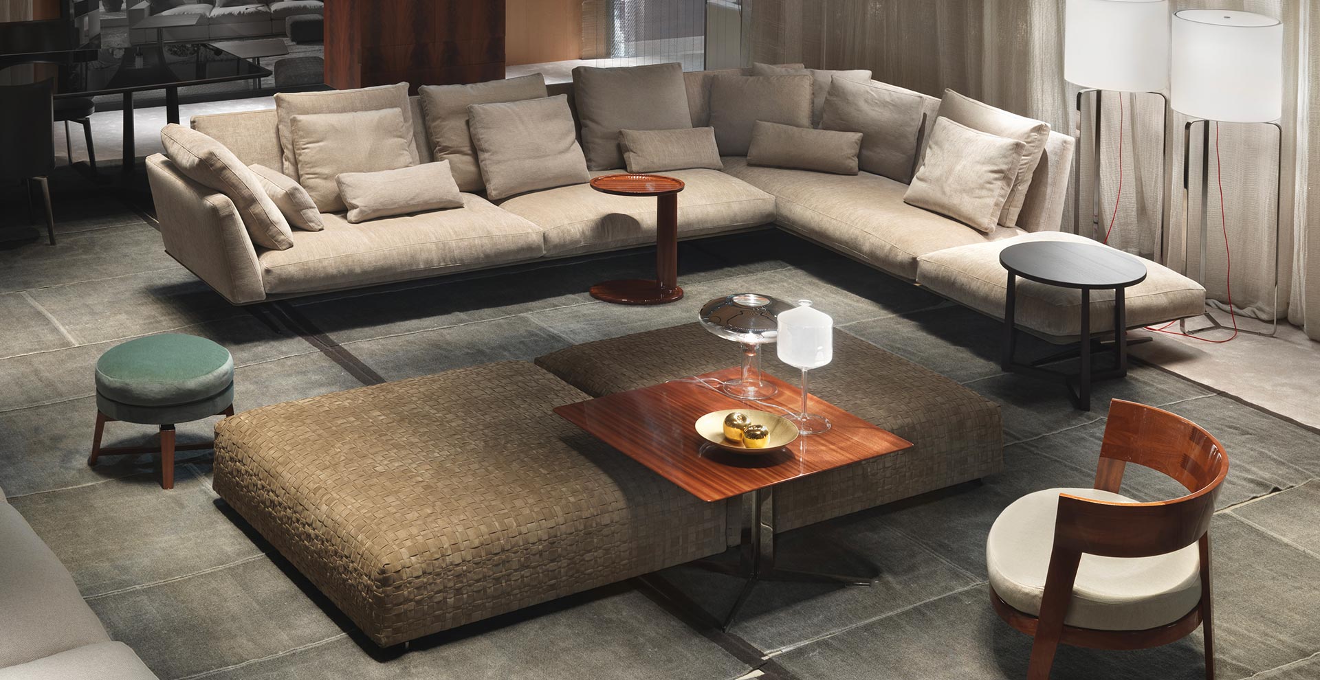 Bangkok Flexform - bangkok flexform - ottoman bangkok flexform - pouf bangkok flexform ...